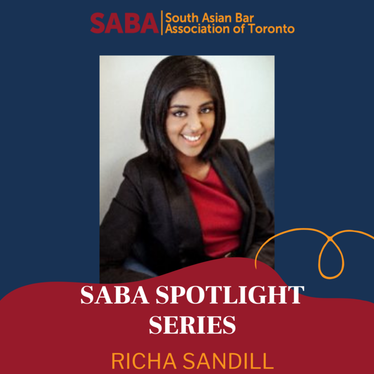 SABA SPOTLIGHT SERIES – RICHA SANDILL – SABA Toronto