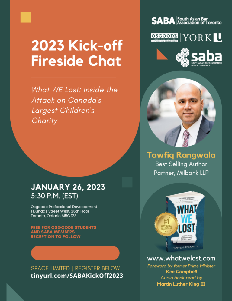 SABA Toronto – South Asian Bar Association of Toronto